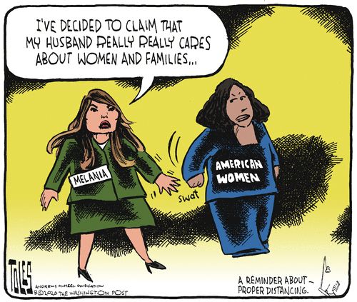Political Cartoon U.S. Melania Trump RNC | The Week