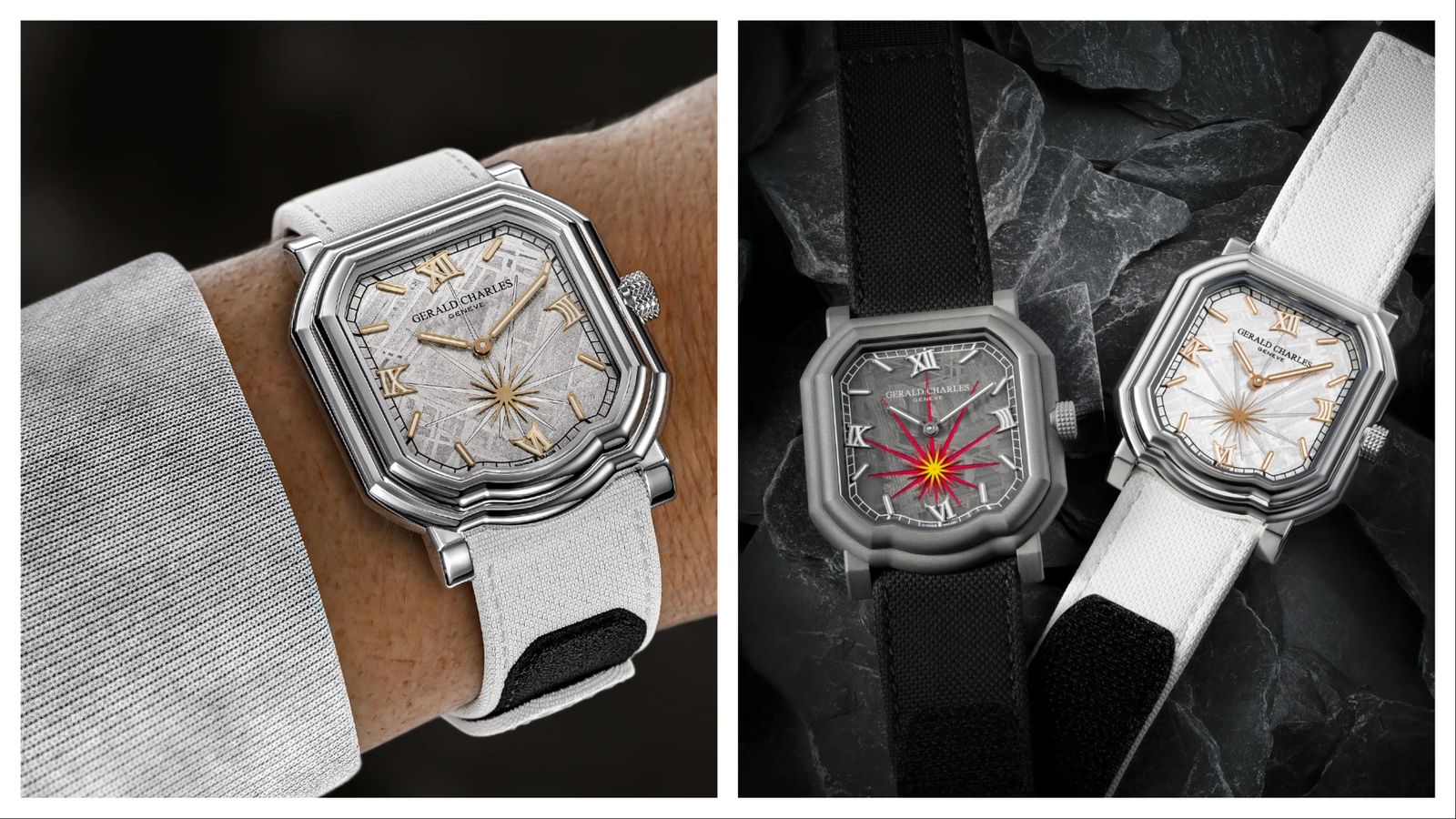 Gerald Charles just made a watch with a dial carved from a 4.5-billion-year-old meteorite ...