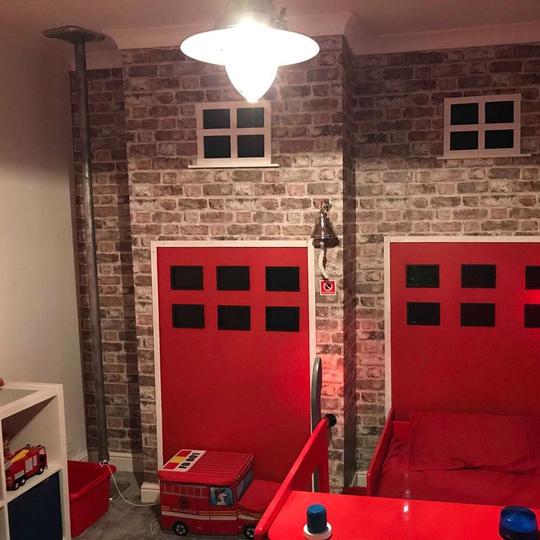 This boy's fireman bedroom makeover is incredible! And cost just £100 ...