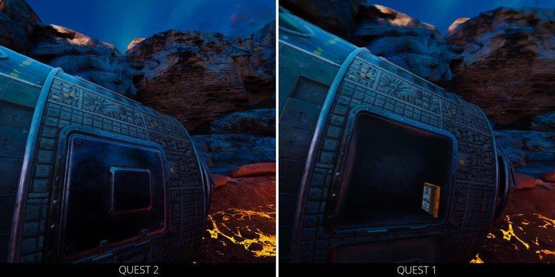 Oculus Quest 2 vs. Oculus Quest graphics comparison: Here's how much ...