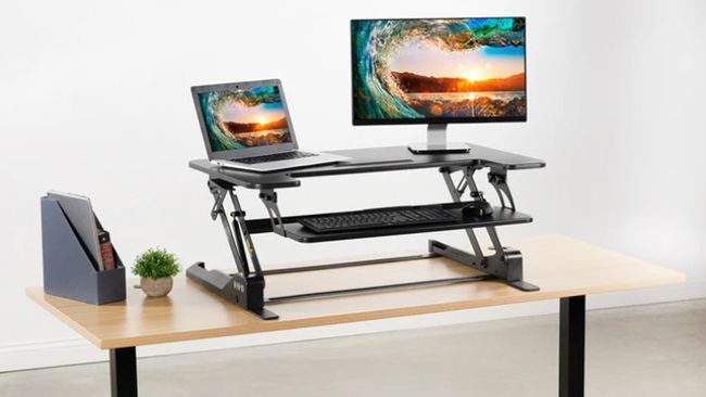The best standing desk converter available in August 2023 | Creative Bloq