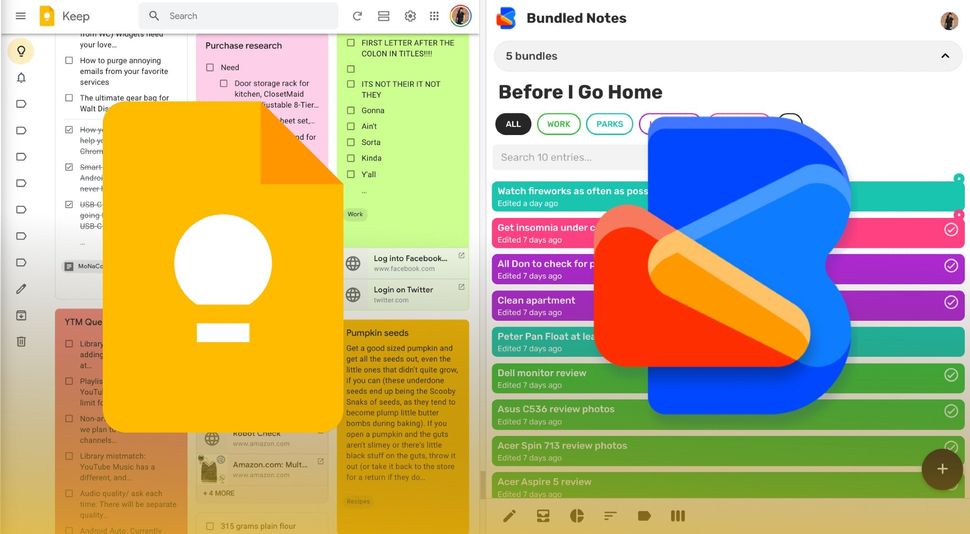 Google Keep vs. Bundled Notes: Which note-taking app is best for you ...
