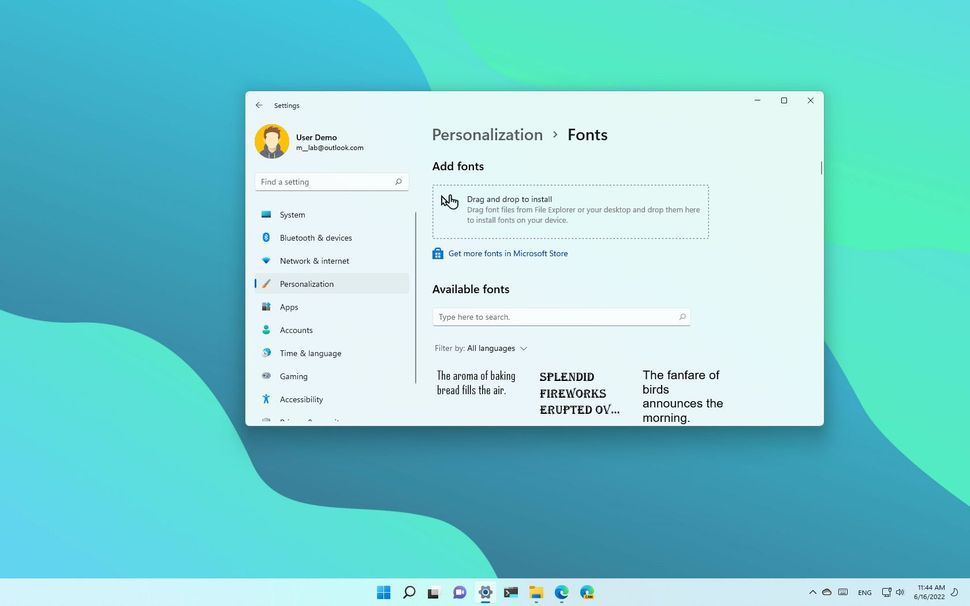 How to manage fonts on Windows 11 | Windows Central