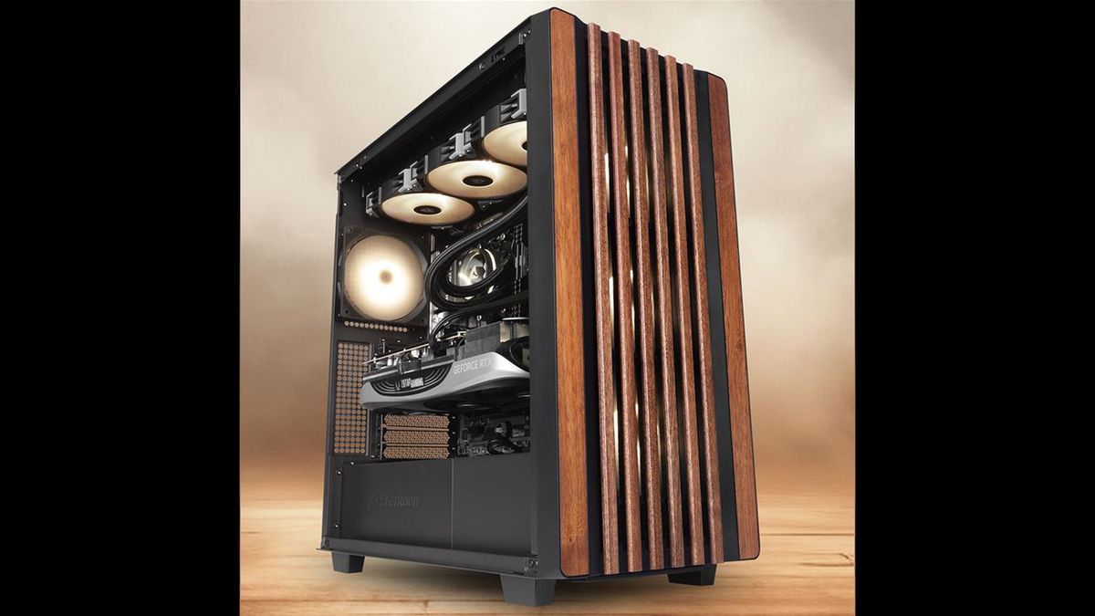 Sharkoon unveils high-airflow ATX mid-tower wood case with 11 fan ...