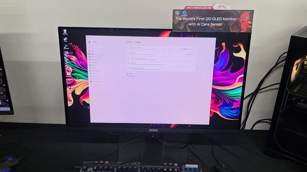 MSI’s new 500 Hz QD-OLED monitor leverages AI tech to save it from burn ...