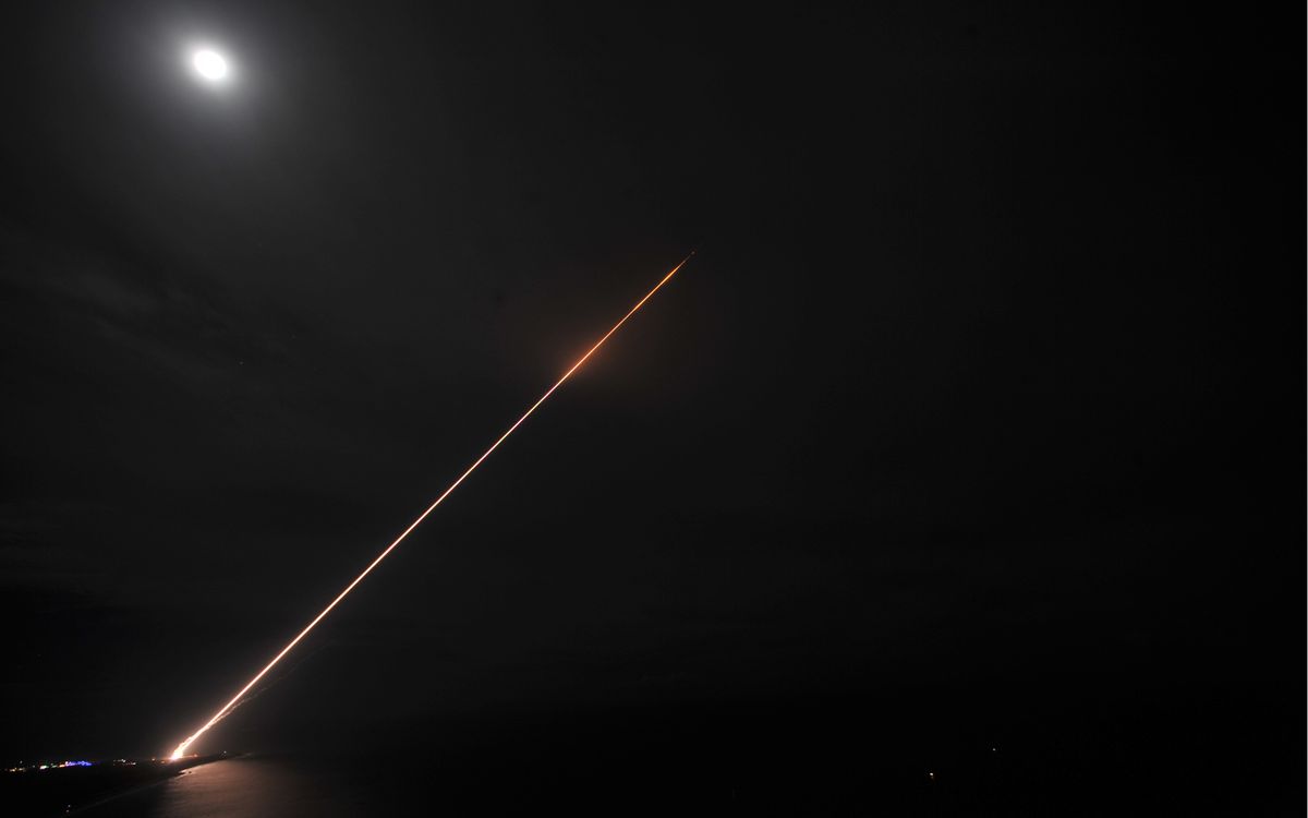 THAAD Test Flight Space Wallpaper | Space