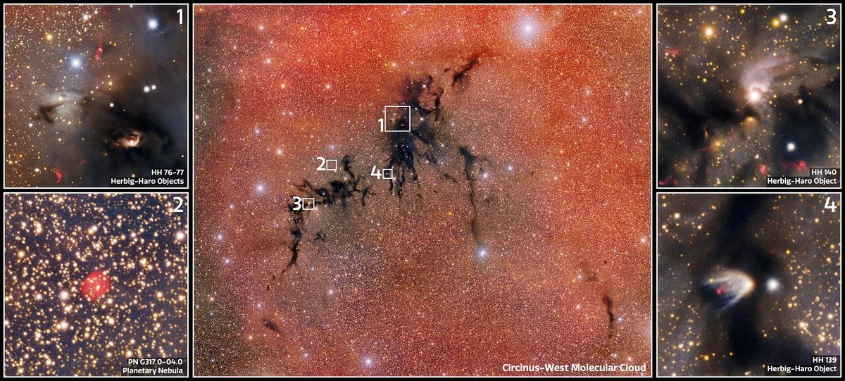 Astronomers gaze into 'dark nebula' 60 times the size of the solar ...