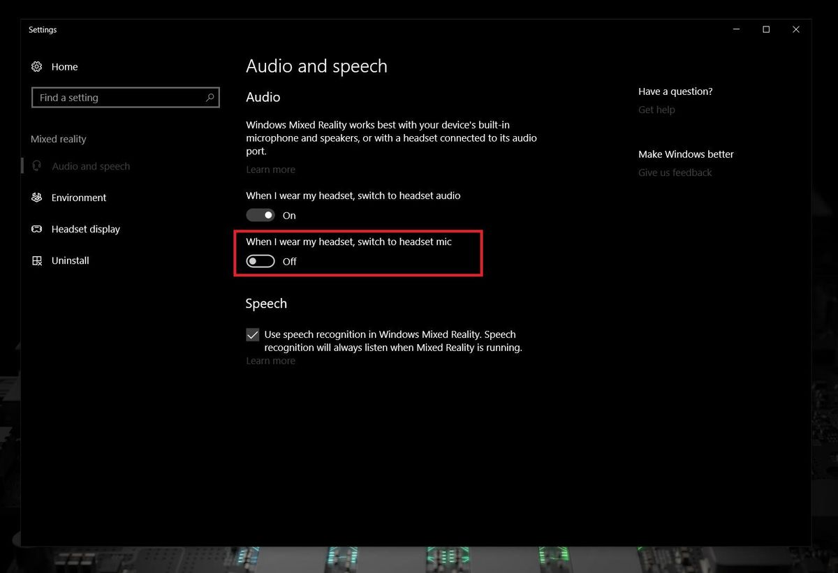 How to use a desktop microphone with Windows Mixed Reality | Windows ...