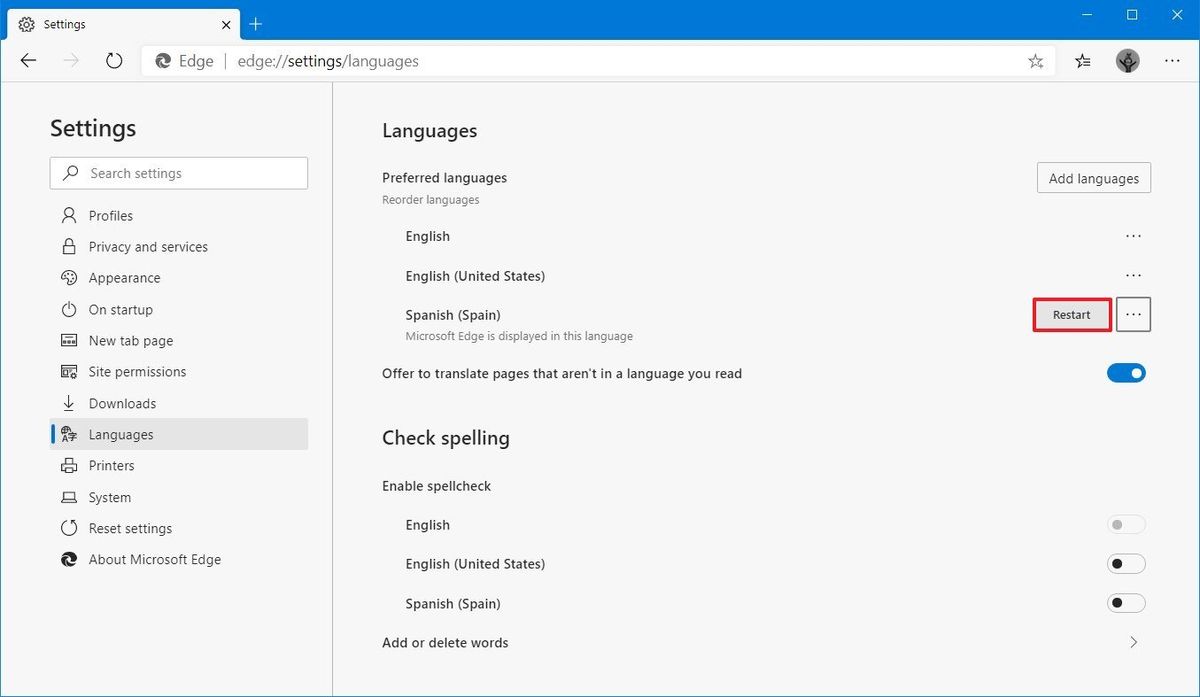 How to add and change languages on the new Microsoft Edge | Windows Central