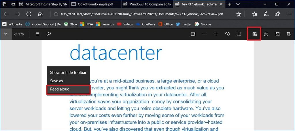 How to use Microsoft Edge as a PDF reader in the Windows 10 Fall ...