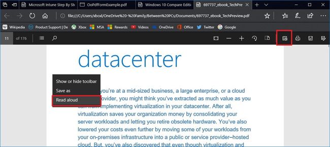 How to use Microsoft Edge as a PDF reader in the Windows 10 Fall ...