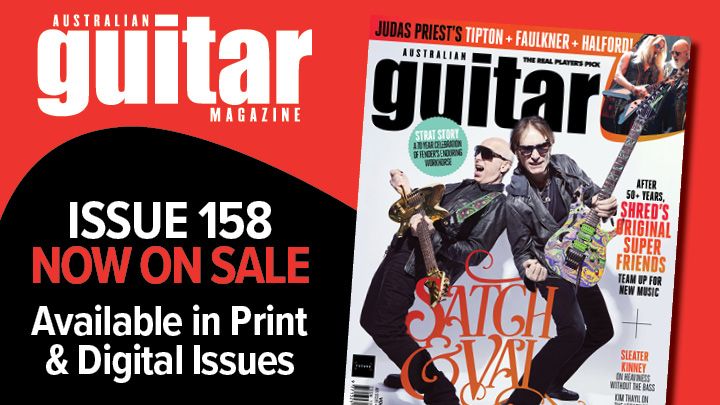 Australian Guitar #158 is on sale now, featuring Satch and Vai, Sleater ...