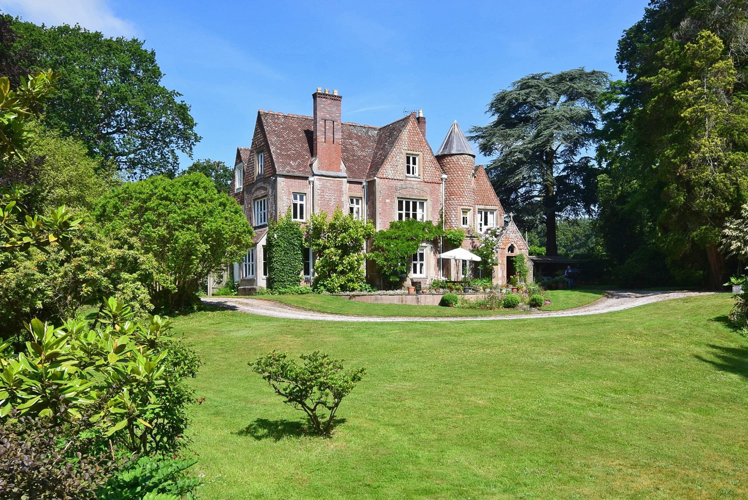 A wonderful former vicarage and chapel set amongst glorious gardens in ...