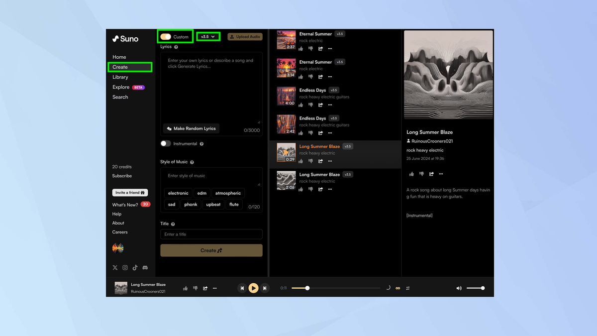 How to make music with AI using Suno | Tom's Guide