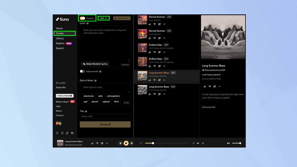 How to make music with AI using Suno | Tom's Guide