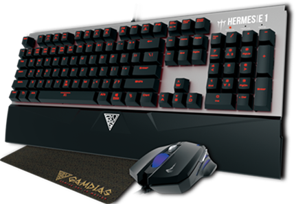 Gamdias P1, M1, E1 Keyboards Ape Corsair With Floating-Key Design ...