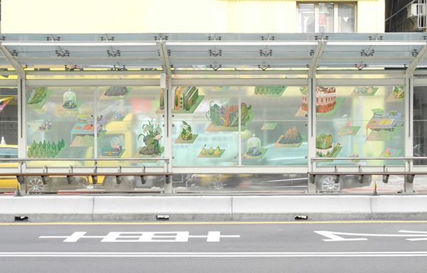 Bus stops transform into illustrative art galleries | Creative Bloq