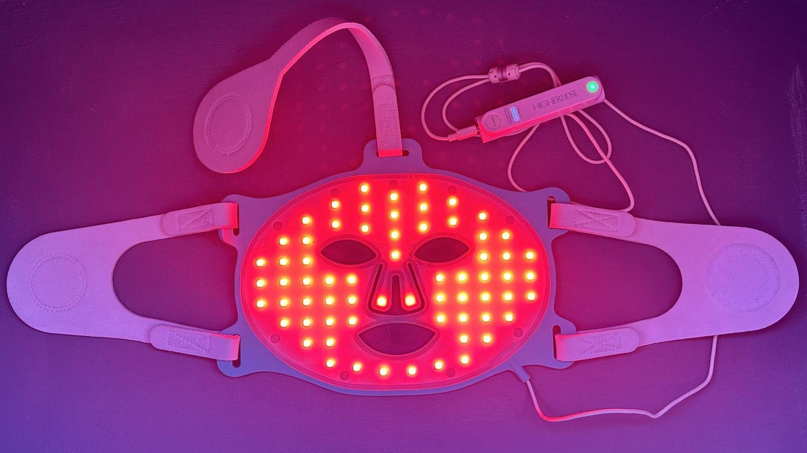 HigherDOSE Red Light Face Mask review: this skin boosting LED mask ...