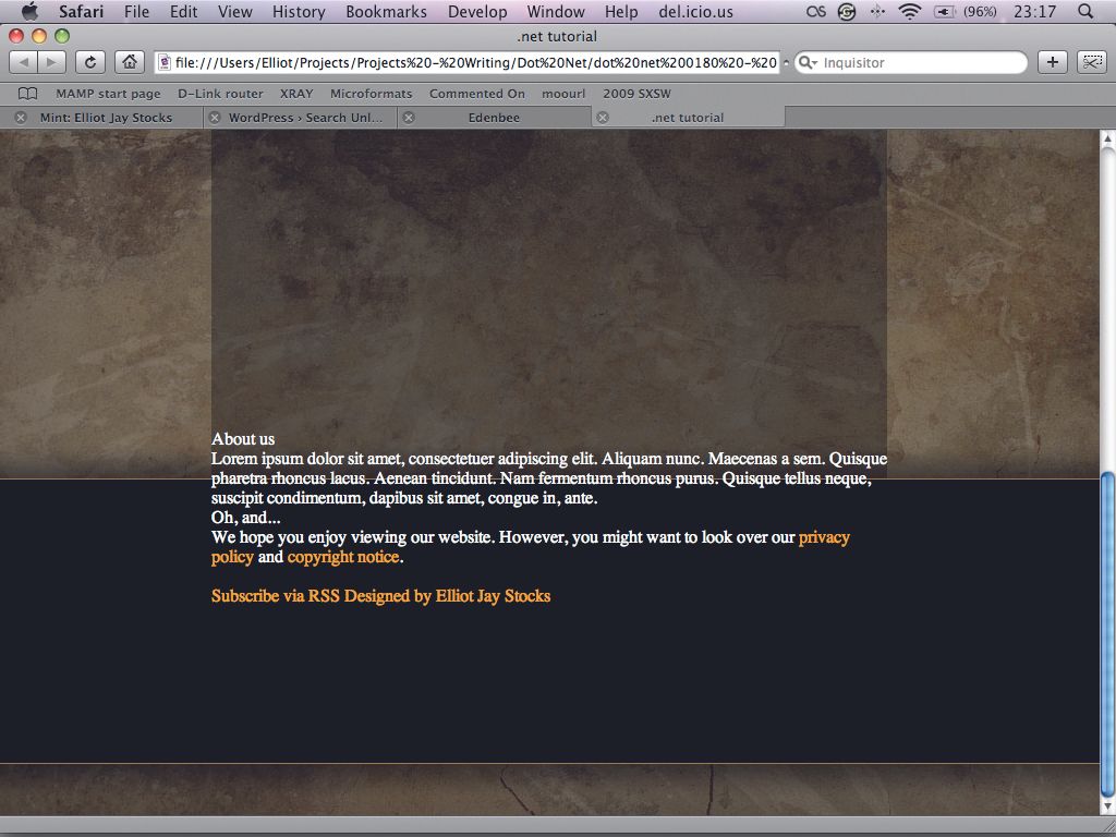 Design the perfect footer in Photoshop | Creative Bloq
