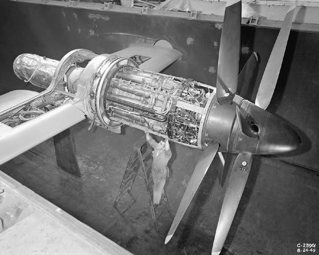 Space History Photo: Python Engine Installed in Altitude Wind Tunnel ...
