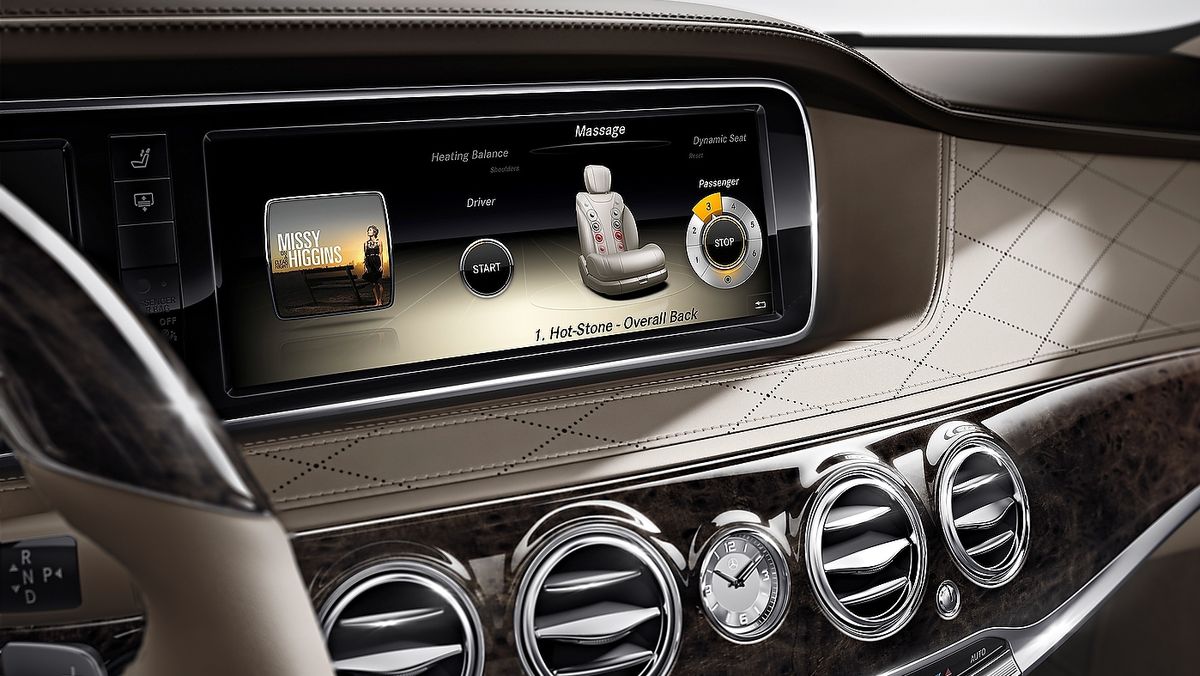 Huge LCD screens and Intel Atom power for new Mercedes S Class | TechRadar