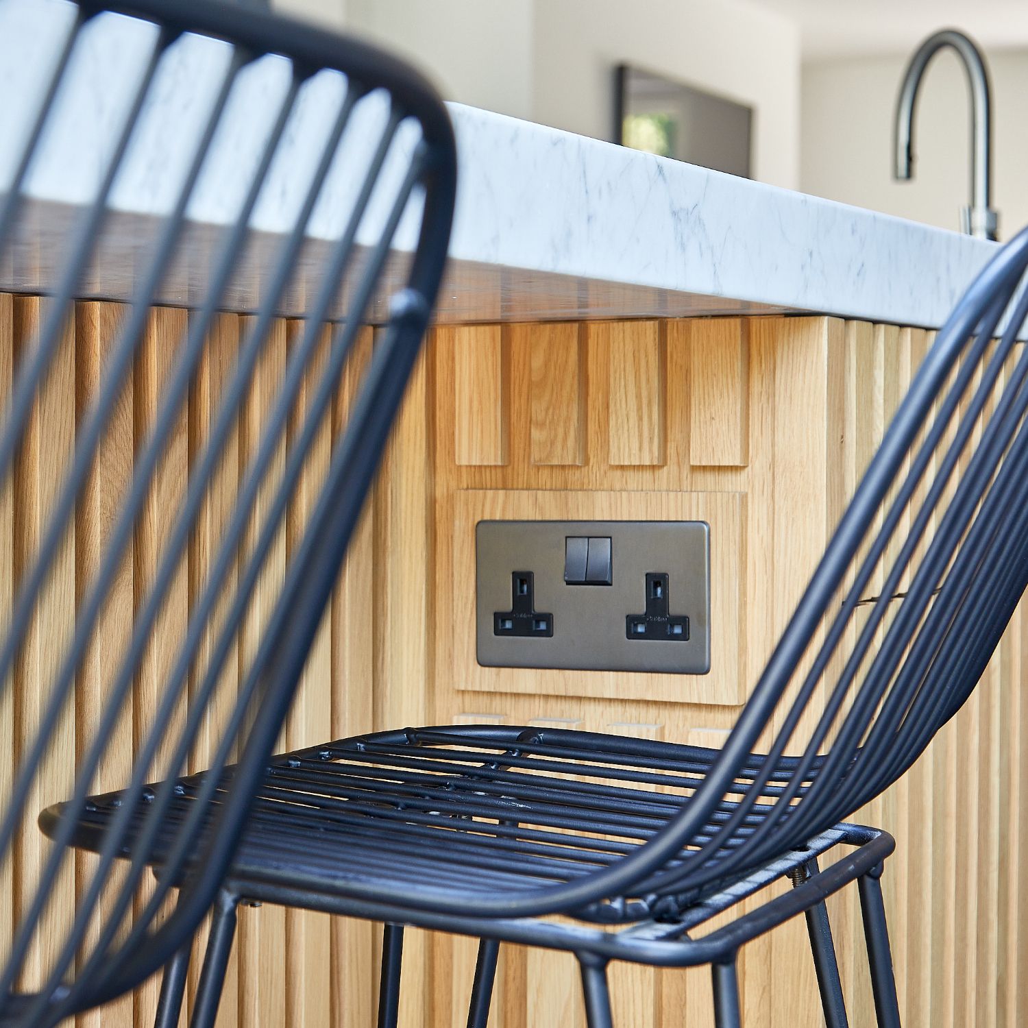 Where do you put sockets on a kitchen island? | Ideal Home