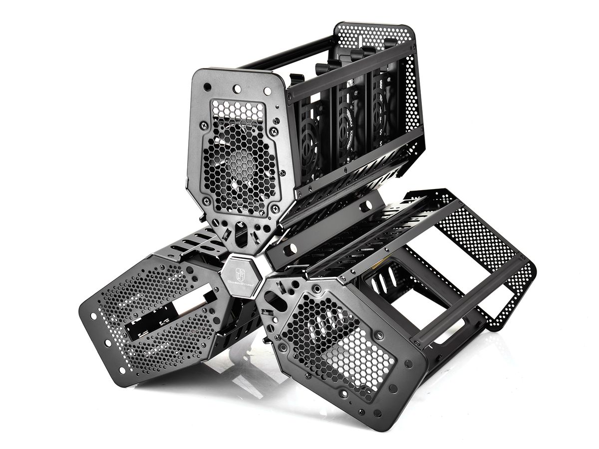 DeepCool's three-bladed Tristellar case available in June | PC Gamer