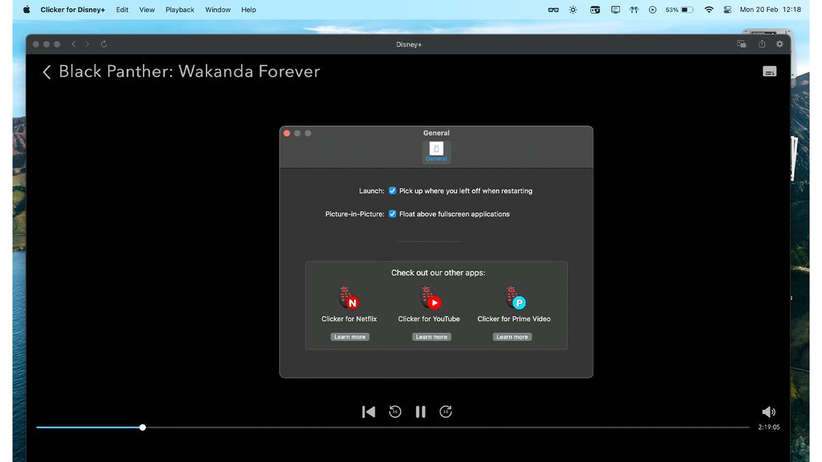 Clicker for Disney Plus is the best macOS app that Disney has yet to ...