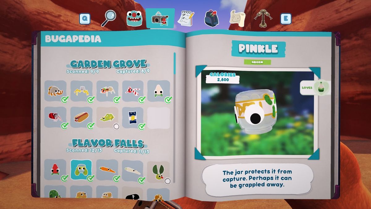 Bugsnax Bugapedia | GamesRadar+