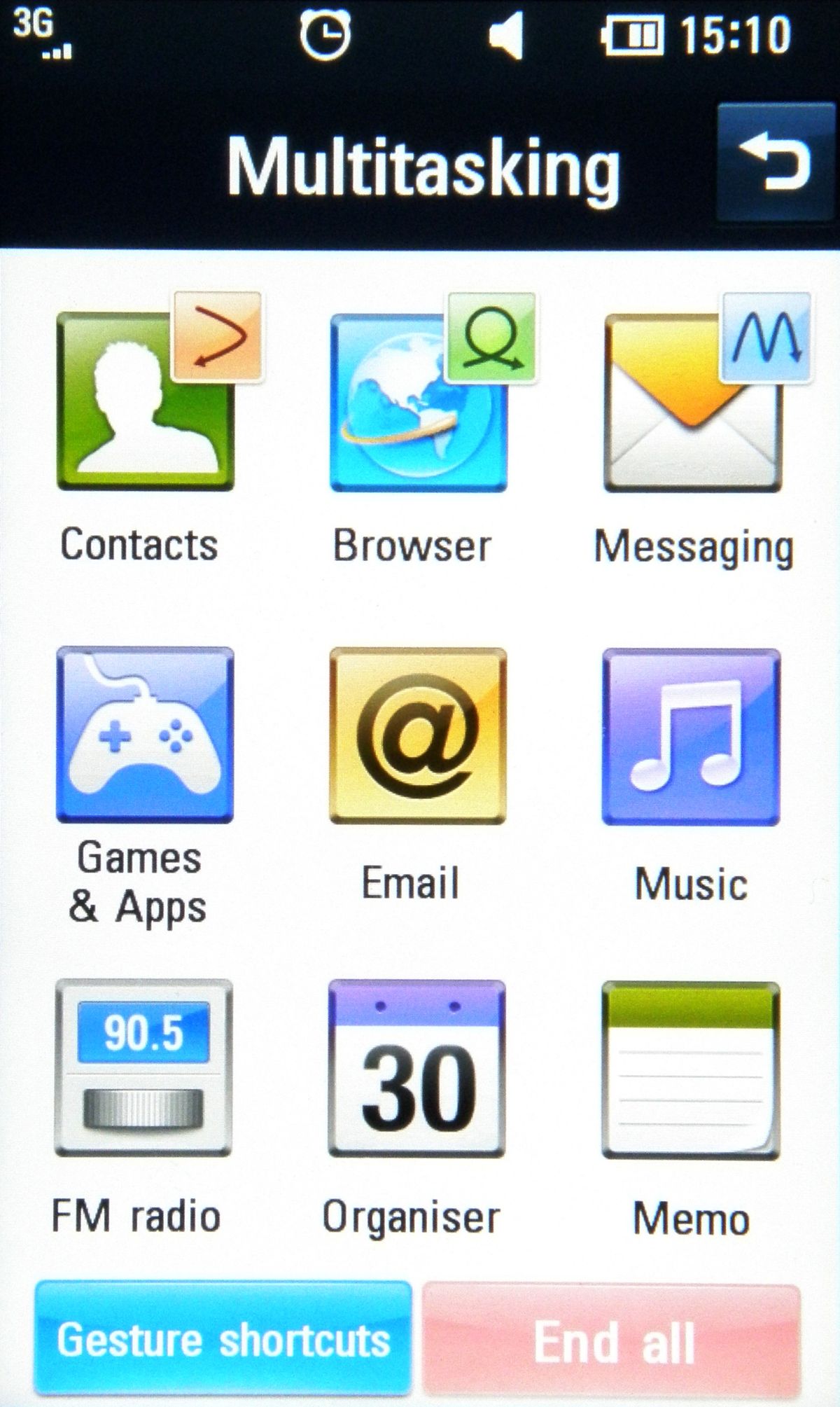 LG GD900 Crystal: Interface - LG GD900 Crystal review - Page 2 | TechRadar