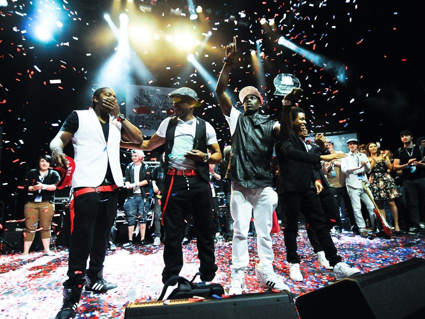 The Trinity Band win Live and Unsigned 2011 at Live Fest | MusicRadar