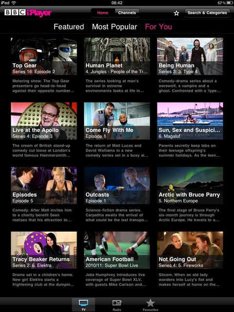 Hands on: BBC iPlayer for iPad review | TechRadar