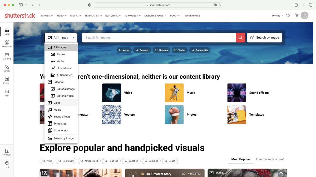 Shutterstock review | TechRadar