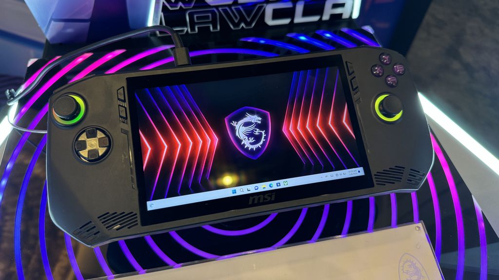 MSI Claw is the first gaming handheld to run on an Intel Core Ultra ...