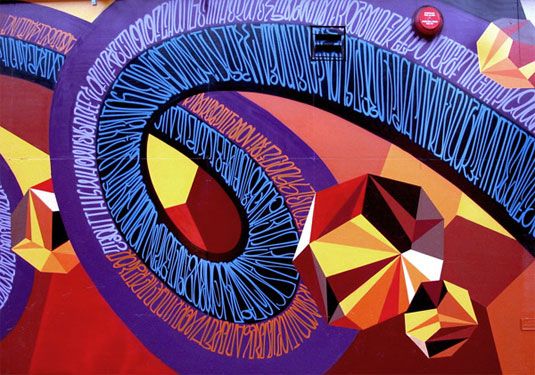 Geometric street art will have you in a trance | Creative Bloq