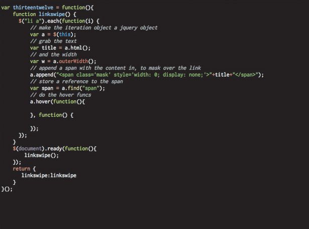 JavaScript animations: the link swipe | Creative Bloq