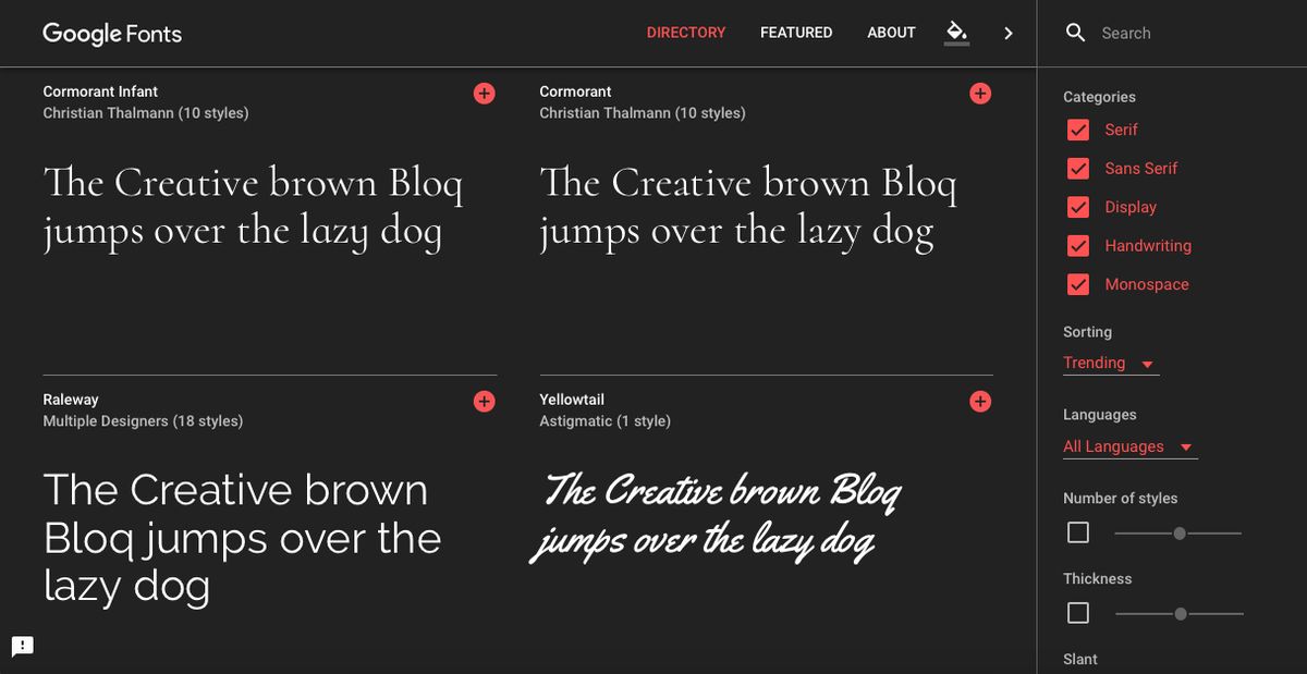Google Fonts website gets a major redesign | Creative Bloq