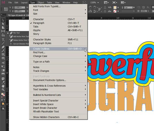 How to create type effects with InDesign | Creative Bloq