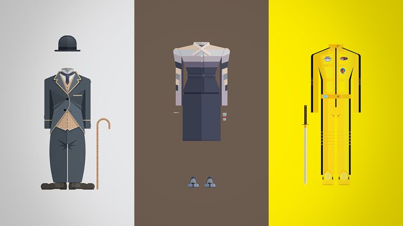 Movies made minimal in this costume collection | Creative Bloq