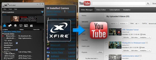 Xfire adds new YouTube feature | GamesRadar+