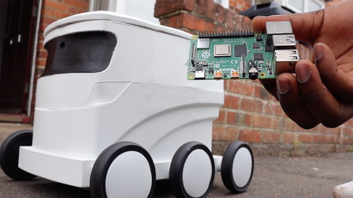 This Raspberry Pi Delivery Robot is Controlled by Live Stream Chat ...
