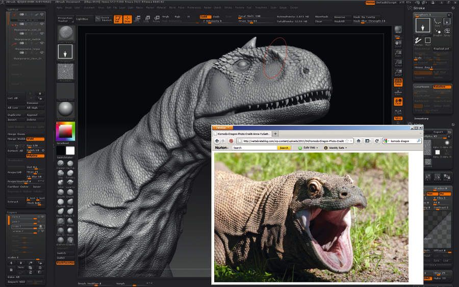 ZBrush tutorial: Monster-size sculpting tips from the BBC's Planet ...