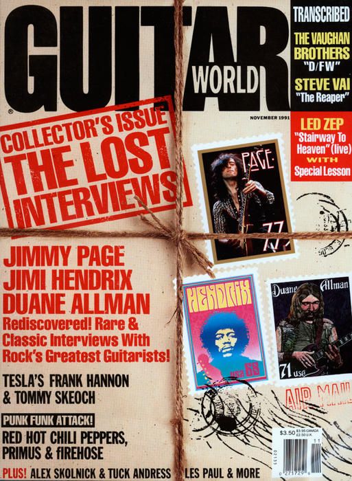 Guitar World Magazine Covers Gallery: Every Issue from 1987 to 1993 ...