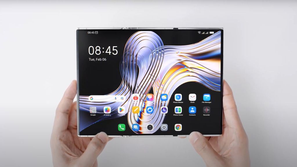 TECNO unveils innovative tri-fold phone thinner than the Galaxy Z Fold ...