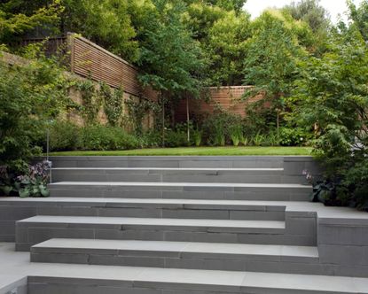 How to design a sloping garden: key points to consider | Homes and Gardens
