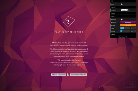 Make art using code with the Flat Surface Shader | Creative Bloq