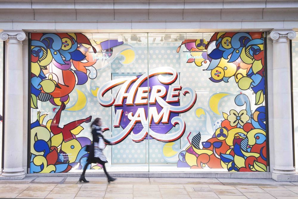 Typographic window display is a glass act | Creative Bloq