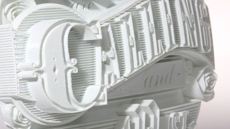 3D printed typography is an animated delight | Creative Bloq