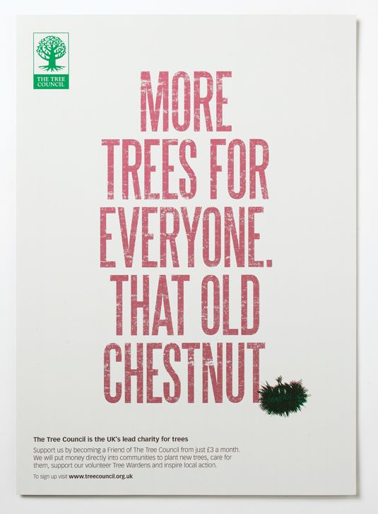 Environmental poster campaign is tree-mendous | Creative Bloq