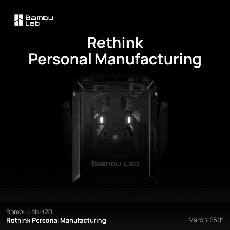 Just in: The next generation Bambu Lab H2D 3D printer is arriving soon and I can’t wait ...
